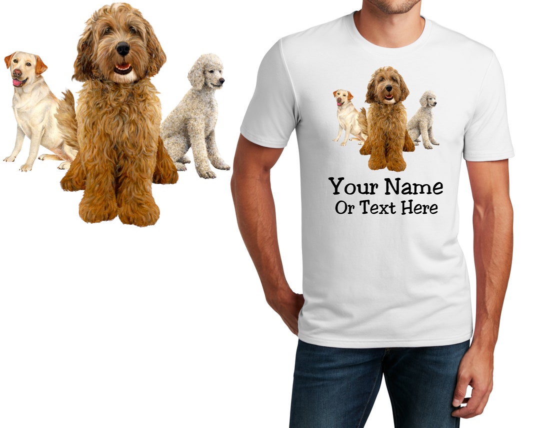 Personalized T-shirt Labradoodle Dog Design, Sports Shirt, Custom ...