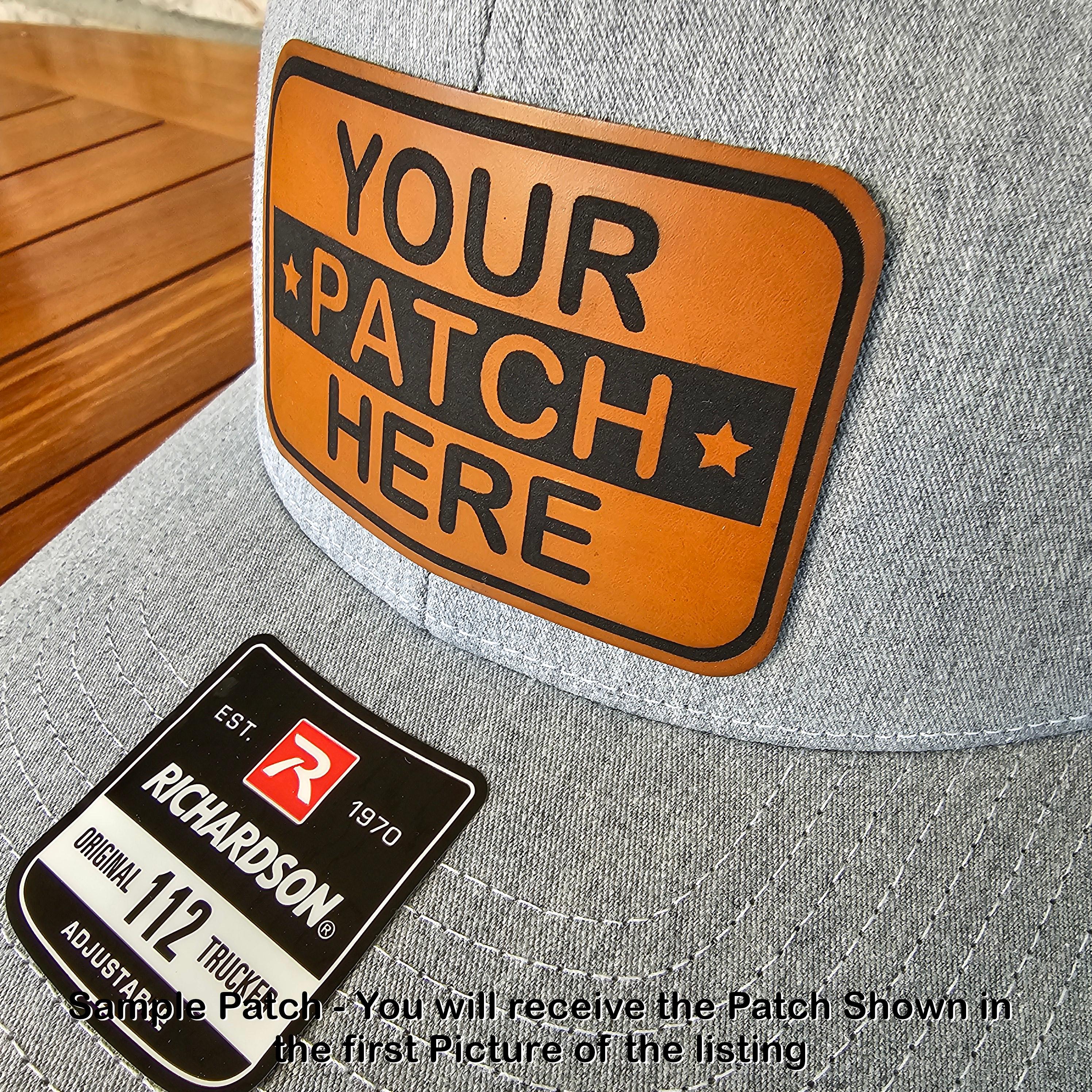 Funny Mechanics Leather Patch Trucker Hat, Richardson 112, Mens Shop ...