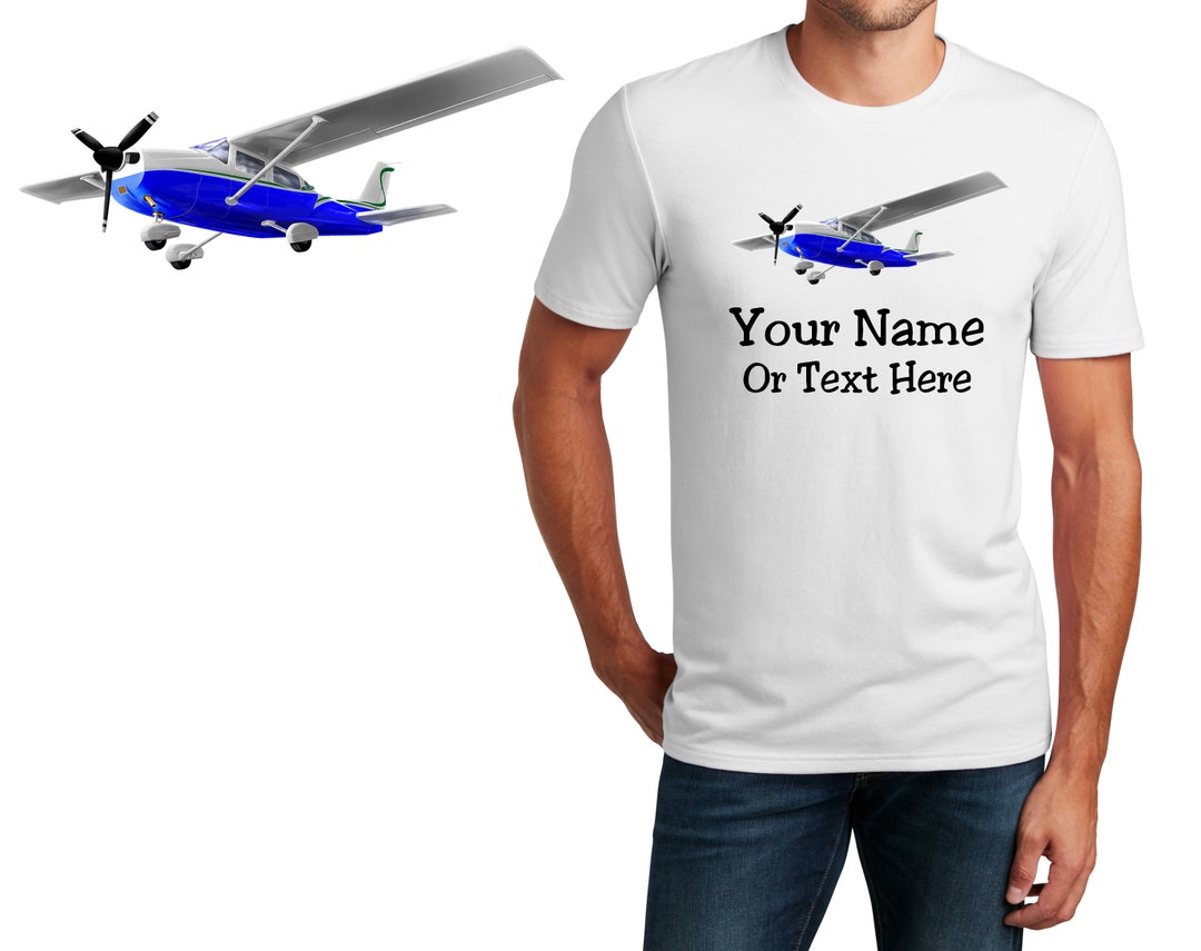 Personalized T-shirt Plane Airplane High Wing Design, Flying Shirt ...