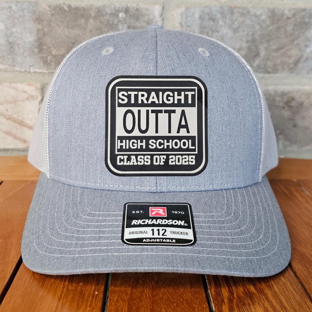 Graduation Leather Patch Trucker Hat, Richardson 112, Class of 2025 ...