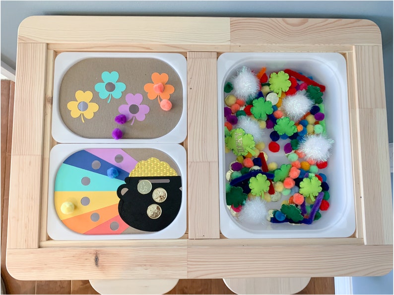 St Partick Flisat Trofast Activity Color Sorter Cricut Svg Downloadable ...