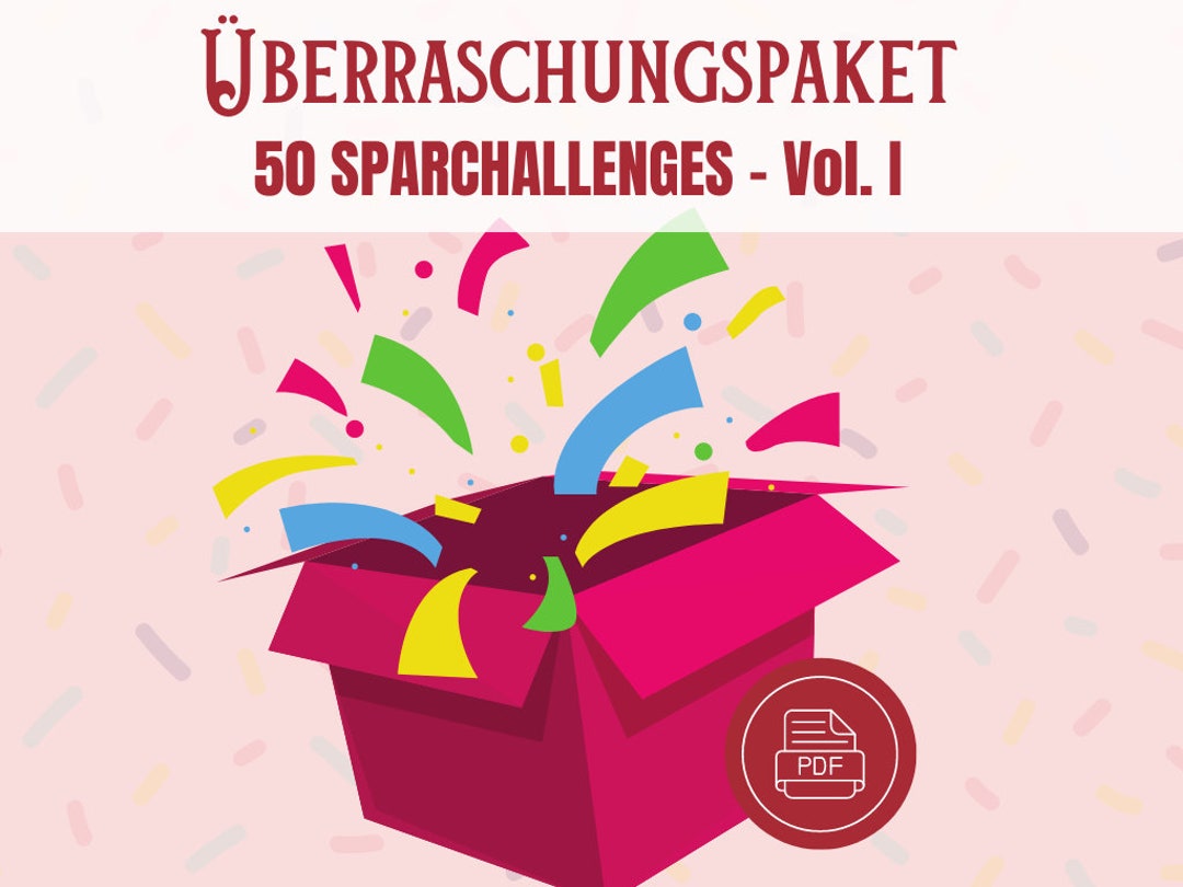 Savings Challenge Surprise Package - Savings Challenges New Savings ...