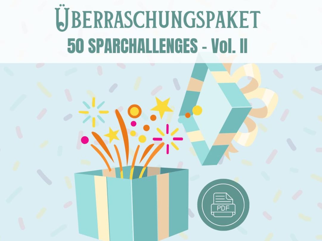 Savings Challenge Surprise Package Vol. II - Savings Challenges New ...