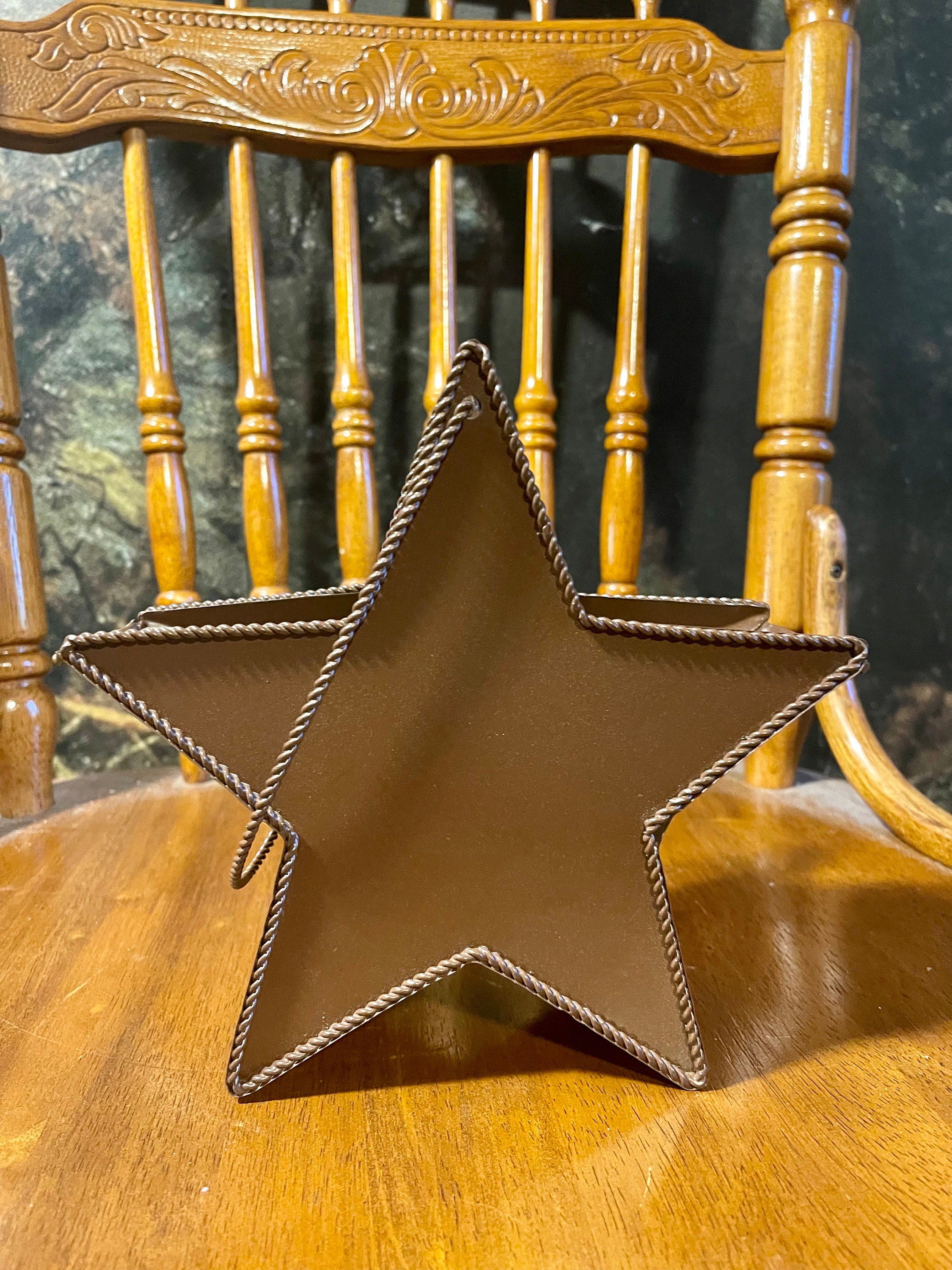 Americana Flag Star Shaped Tin - Etsy