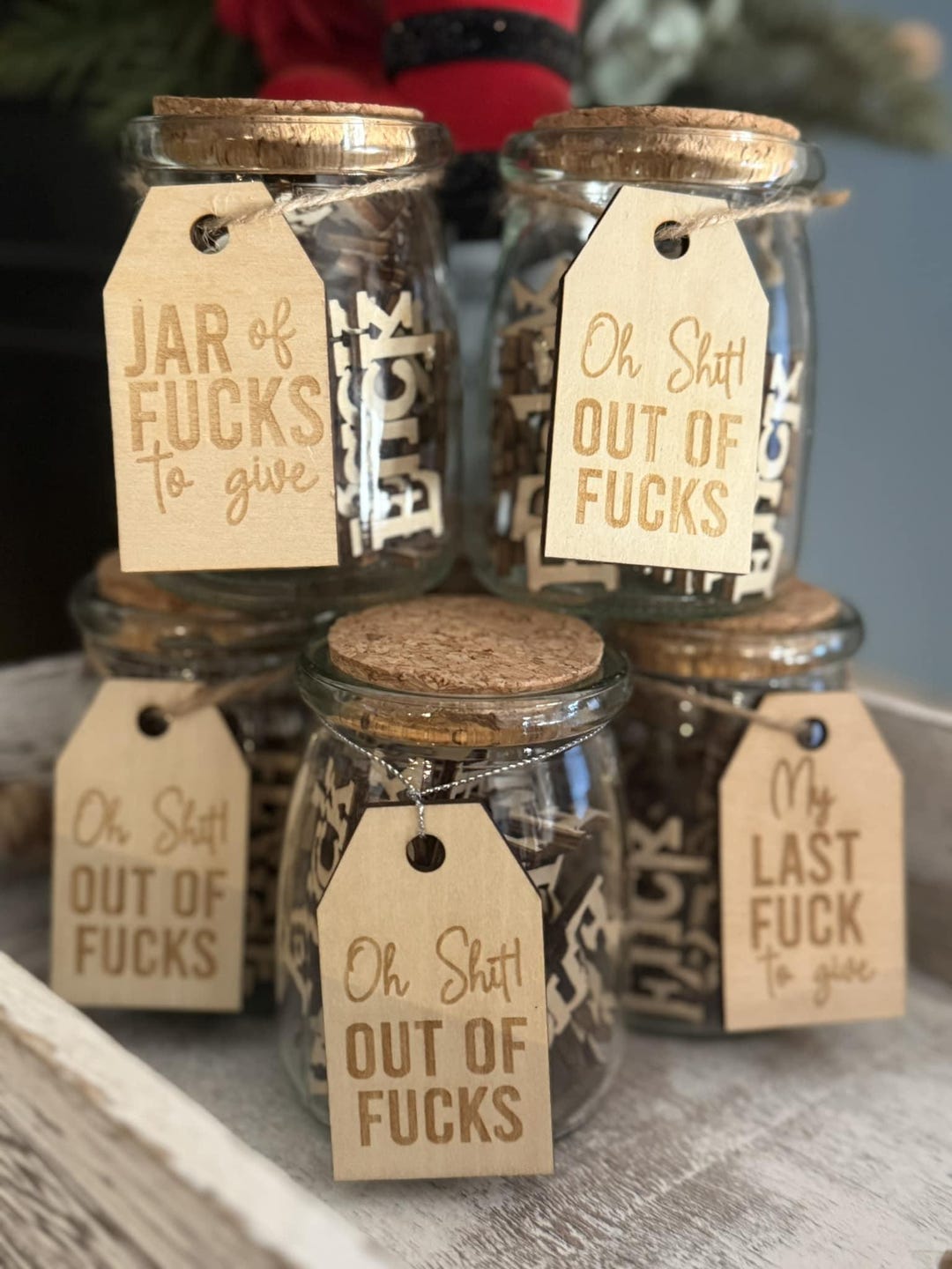 Jar of F*cks, Swear Jar, Funny Office Decor, Jar of F*cks, Funny Gift Idea, Mini Jars, Office ...