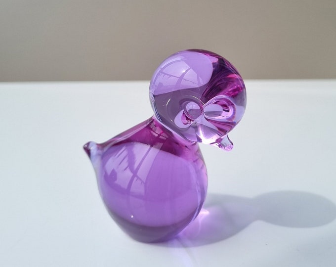 Vintage 1960's Josef Marcolin Design - PIPPI- Glass Bird Sculpture ...