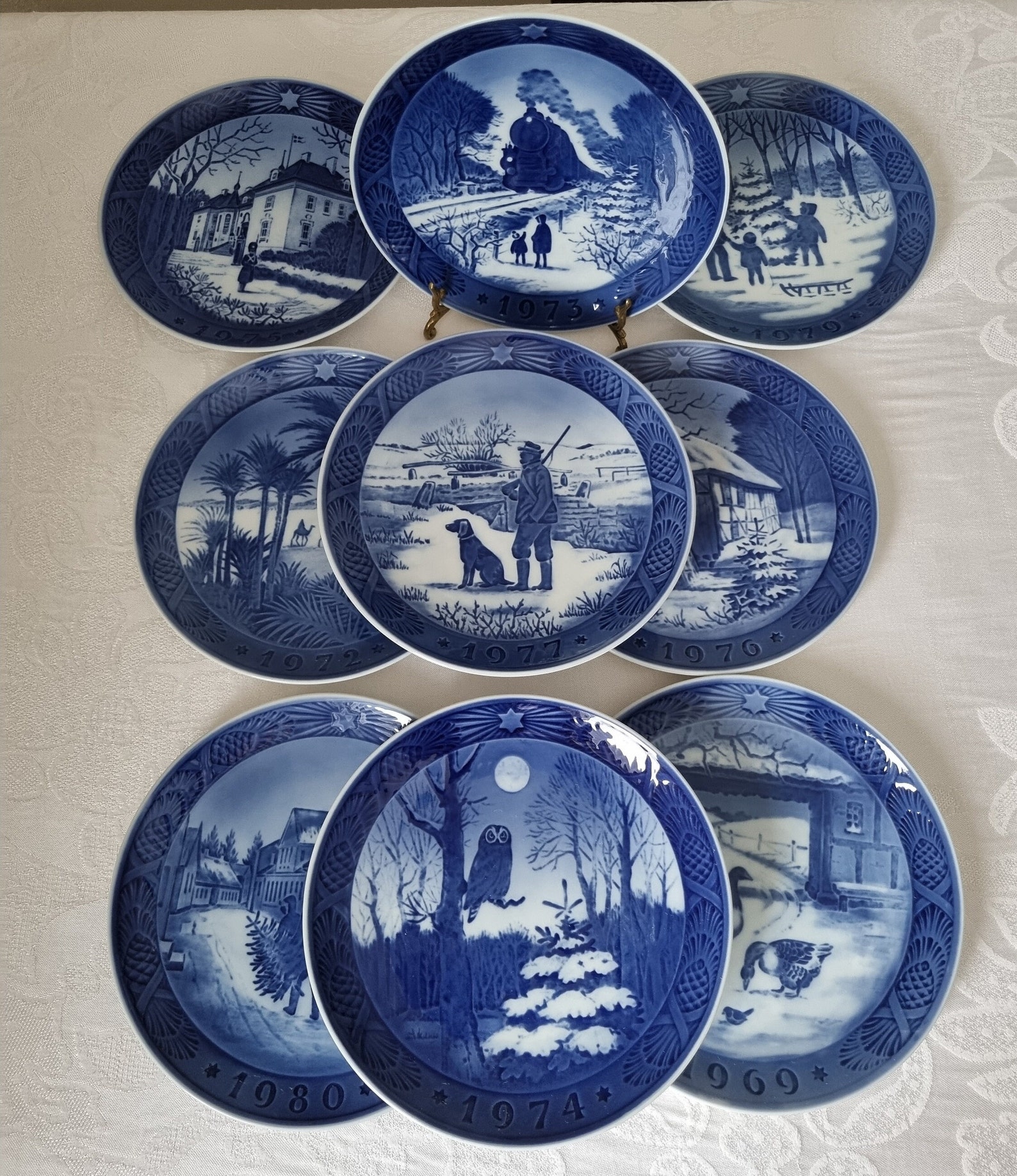 ROYAL COPENHAGEN Vintage Collectable Plate Collection | Kongelig ...