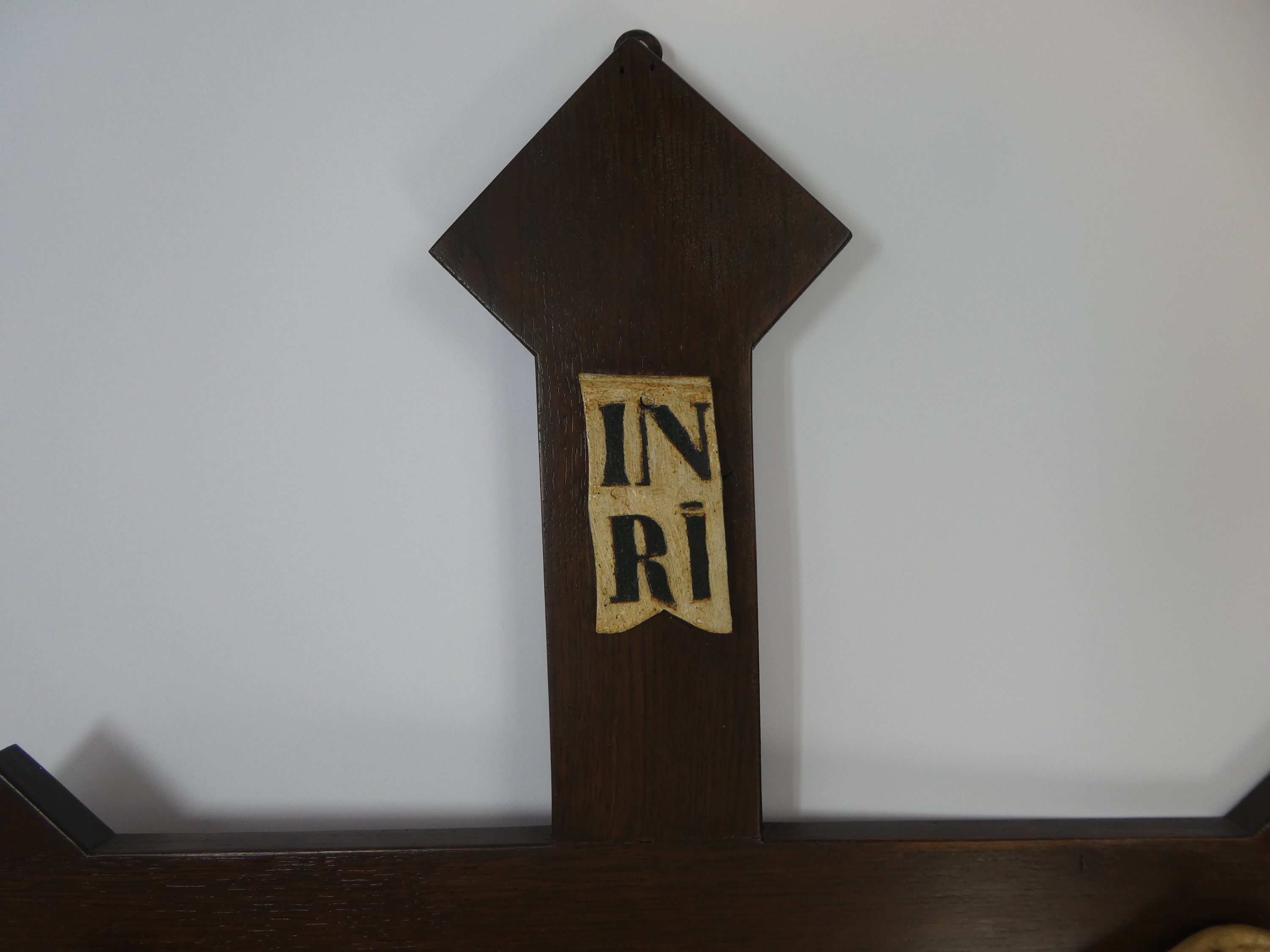 Antique Extra Large Wooden Crucifix, Beautiful Cross Jesus Christ Hand ...