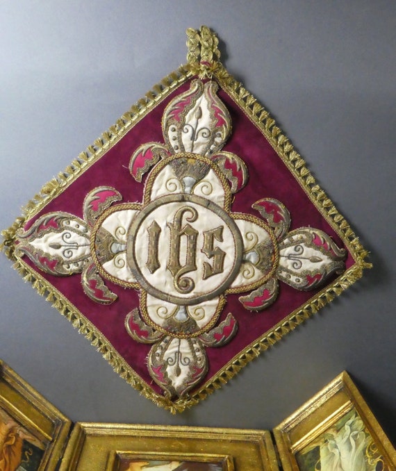 Antique Embroidery Gold Metallic Church Altar Cloth Amazing - Etsy