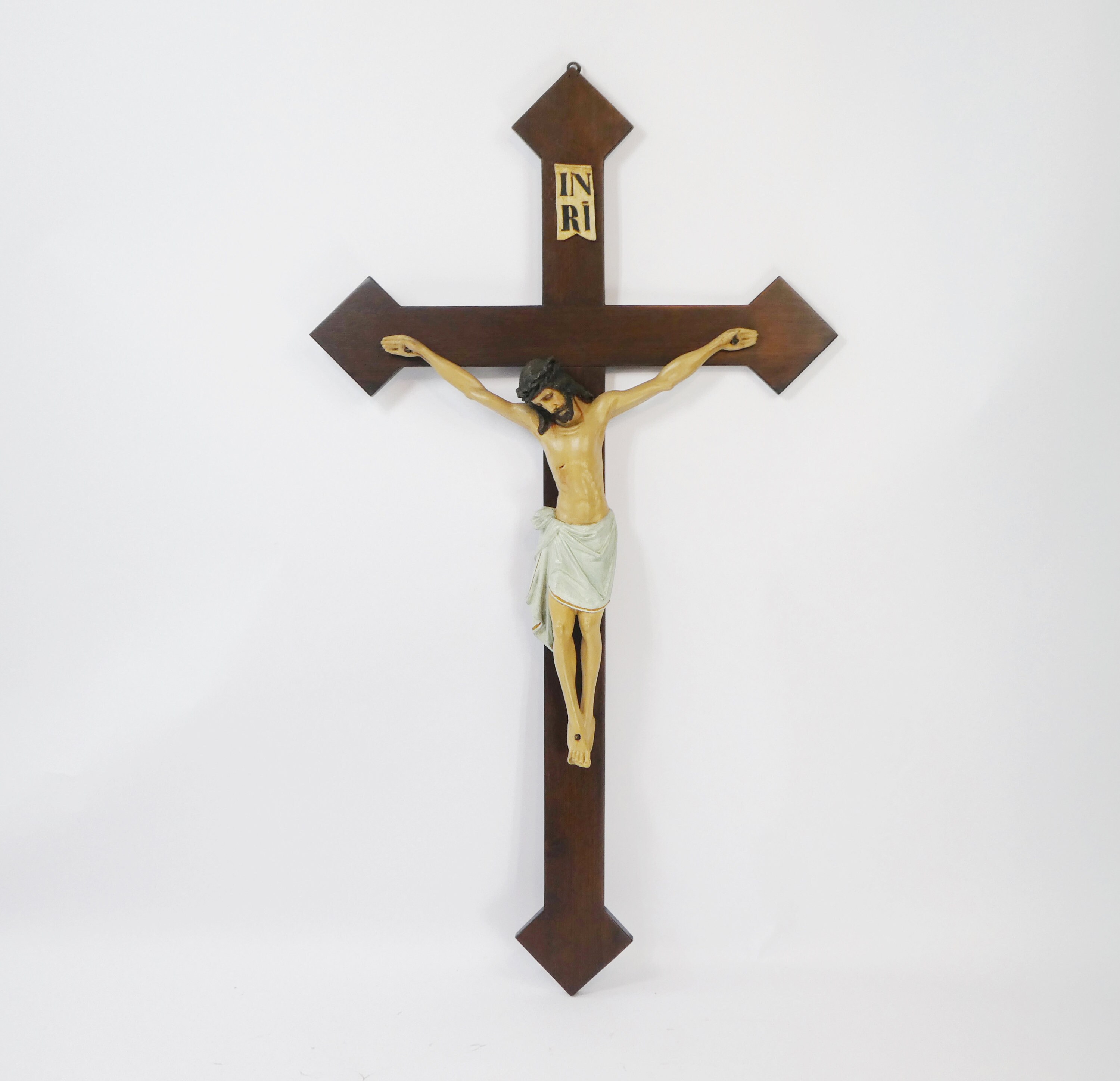 Antique Extra Large Wooden Crucifix Beautiful Cross Jesus - Etsy