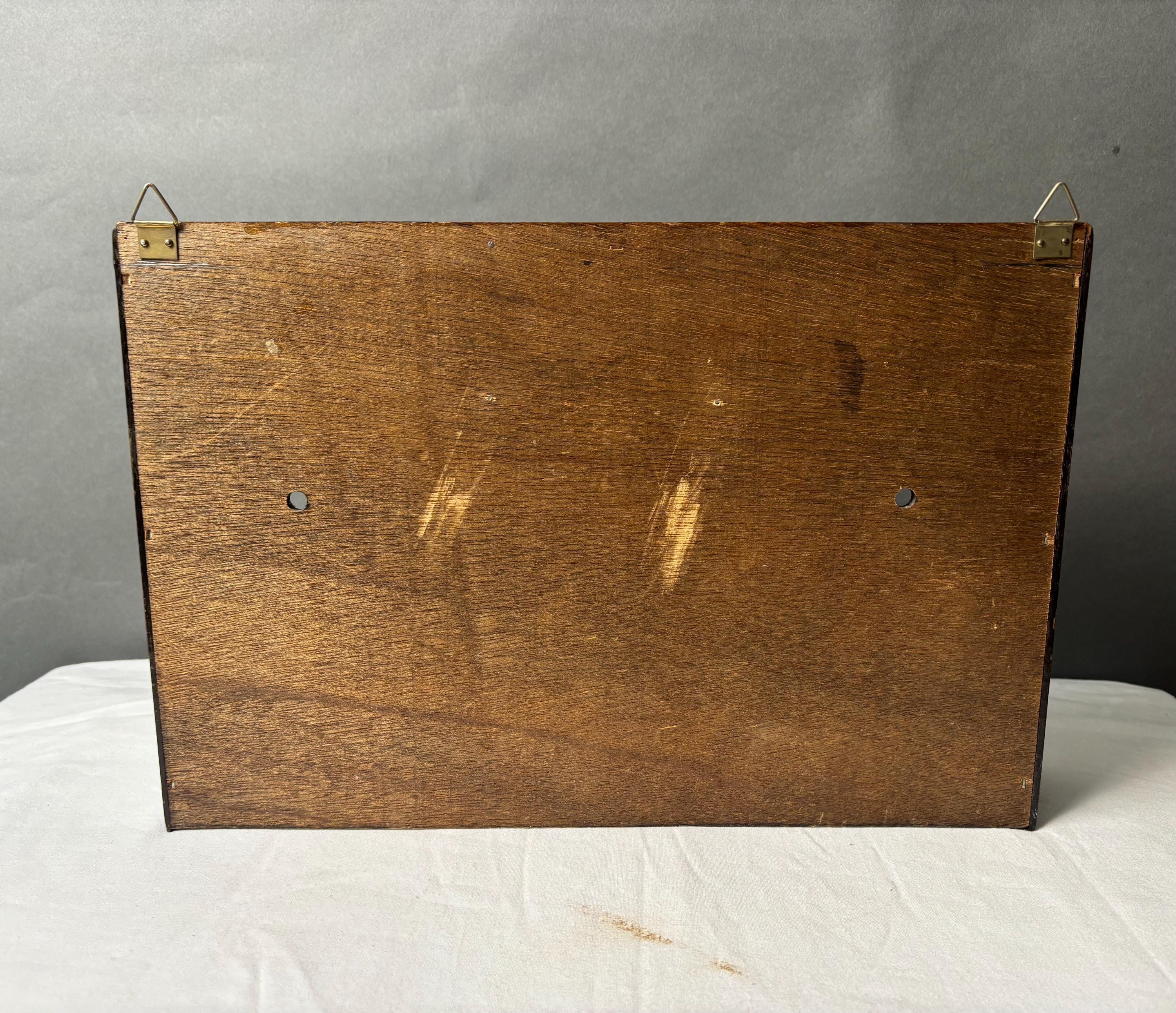 Antique Wooden Pipe Rack With Drawers – Rustic Pipe Holder, Farmhouse ...