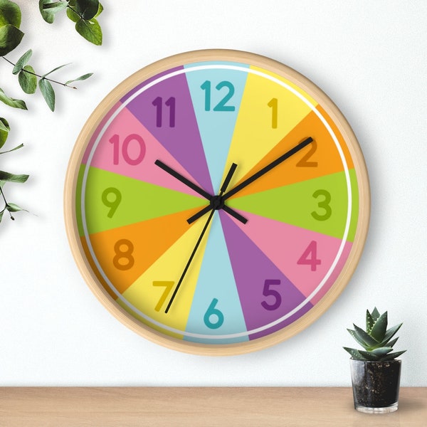 Children Wall Clock - Etsy