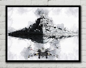 Star Destroyer Poster - Etsy