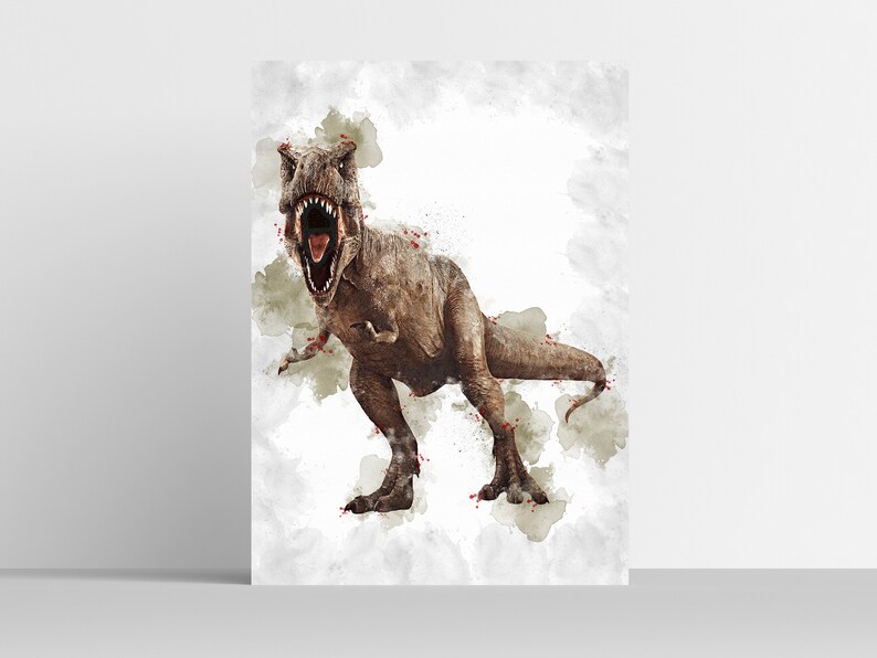 T-REX POSTER Dinosaur Poster Tyrannosaurus Rex Poster | Etsy