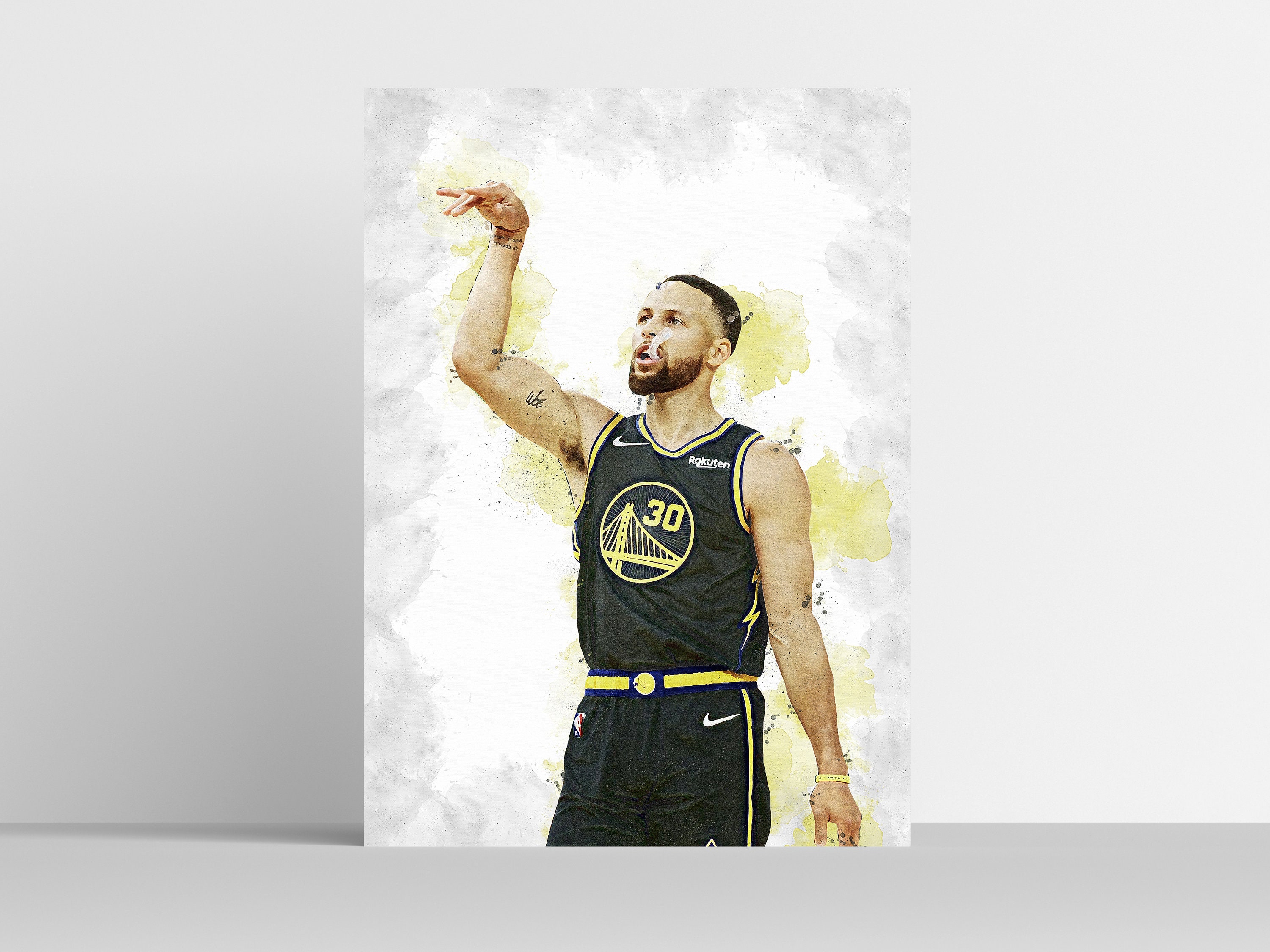 STEPHEN CURRY Sport Poster Poster Basketball Player Poster Digital Art ...