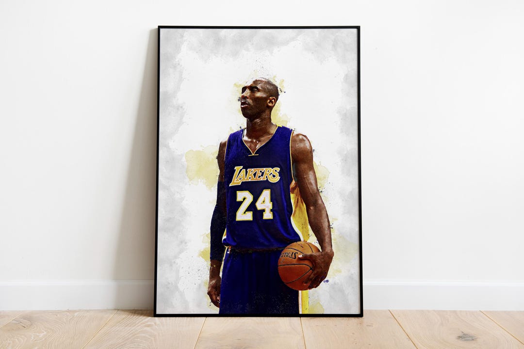 KOBE BRYANT POSTER - Sport Poster - Basketball Poster - Digital ...