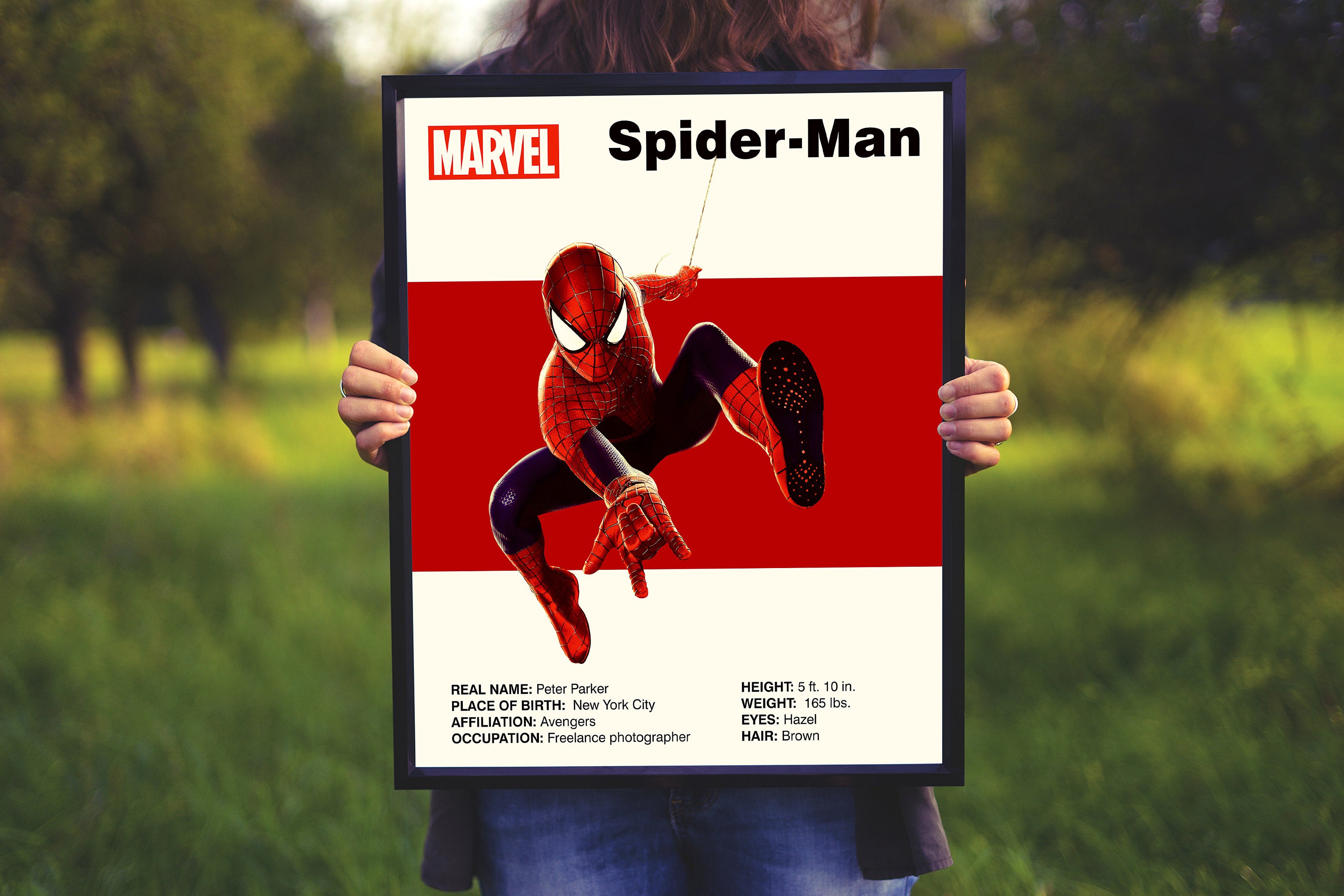 SPIDER-MAN POSTER Marvel Poster Avengers Poster Mid Century Modern ...