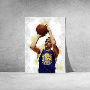 STEPHEN CURRY Sport Poster NBA Poster Basketball Player Poster Digital ...