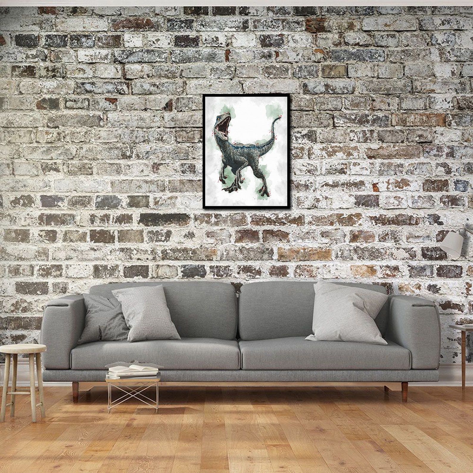 RAPTOR POSTER Dinosaur Poster Velociraptor Poster - Etsy