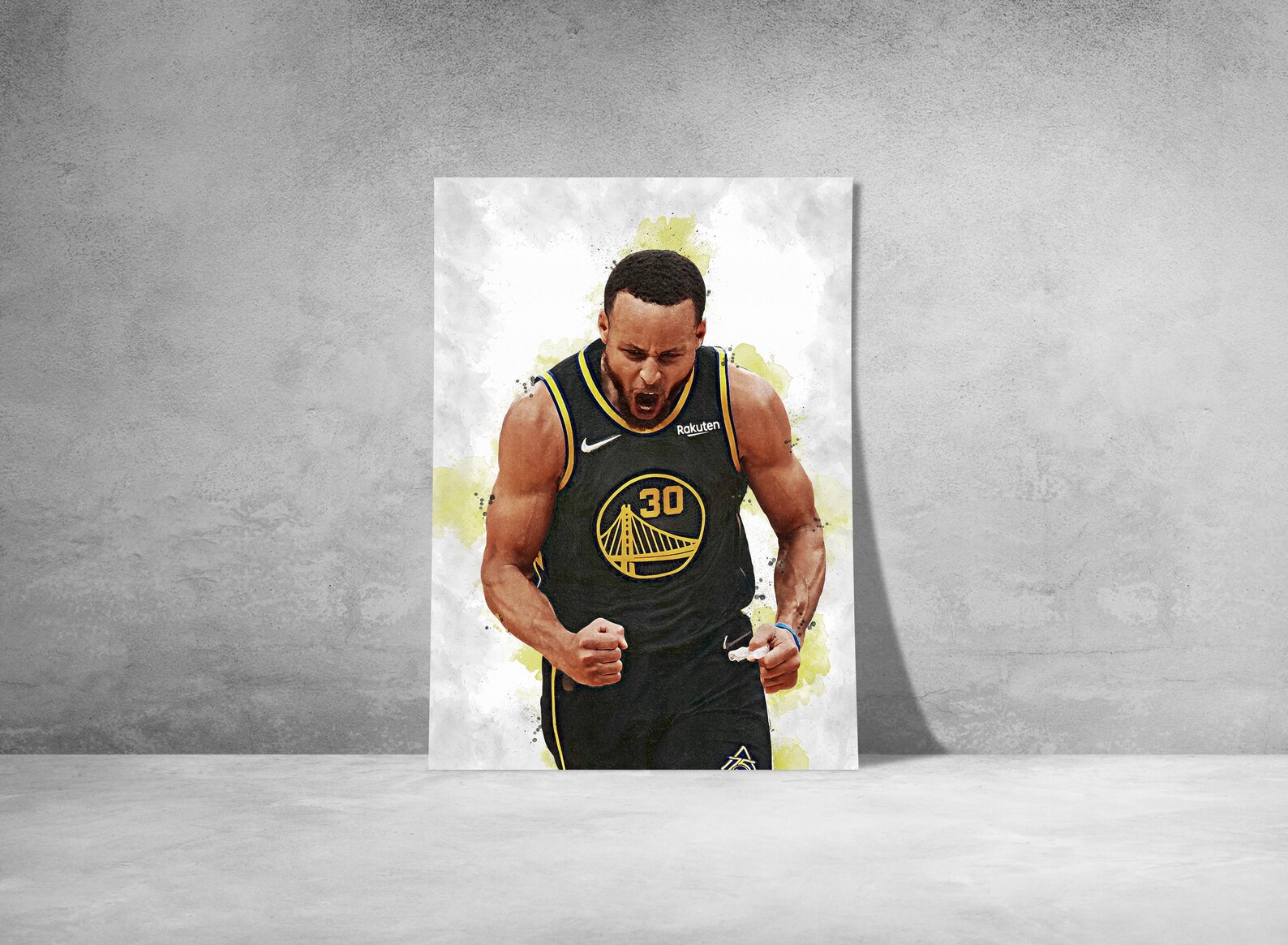 STEPHEN CURRY Sport Poster NBA Poster Basketball Player Poster Digital ...