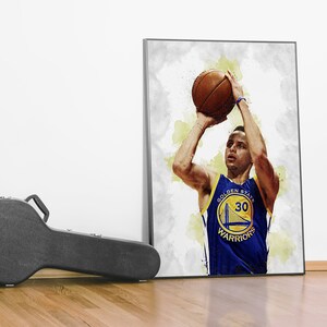 STEPHEN CURRY Sport Poster NBA Poster Basketball Player Poster Digital ...