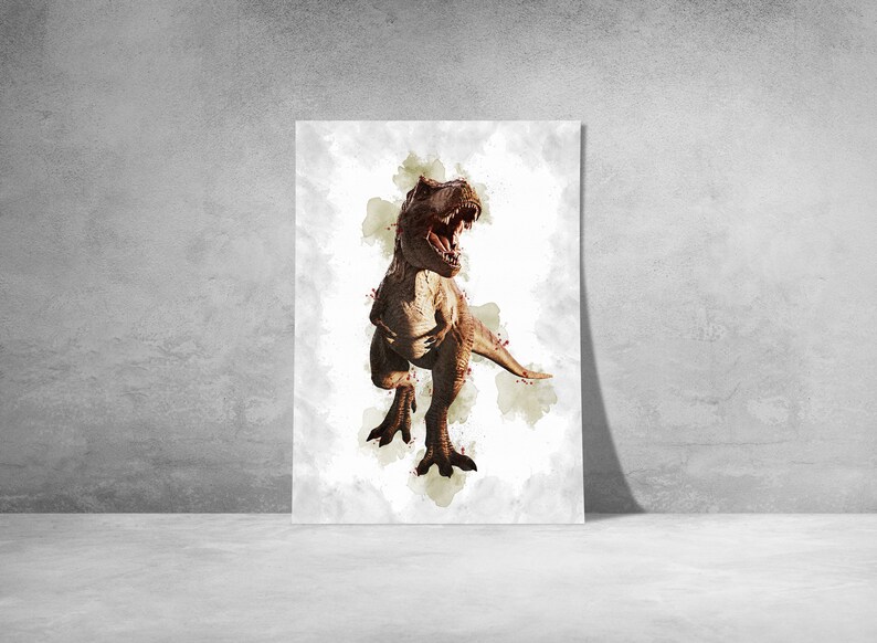 T-REX POSTER Dinosaur Poster Tyrannosaurus Rex Poster - Etsy