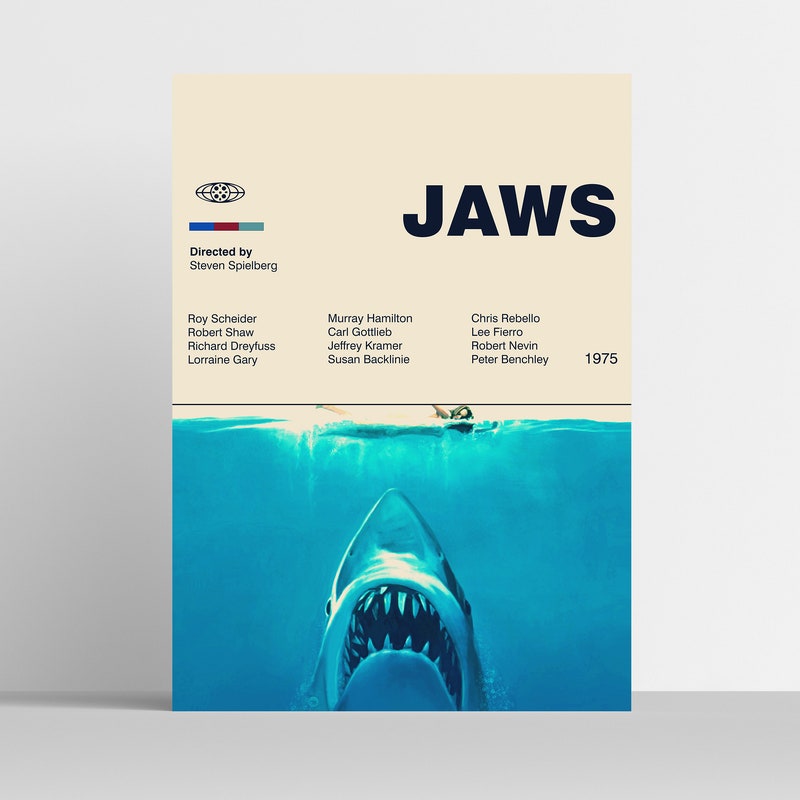 Jaws Poster - Etsy