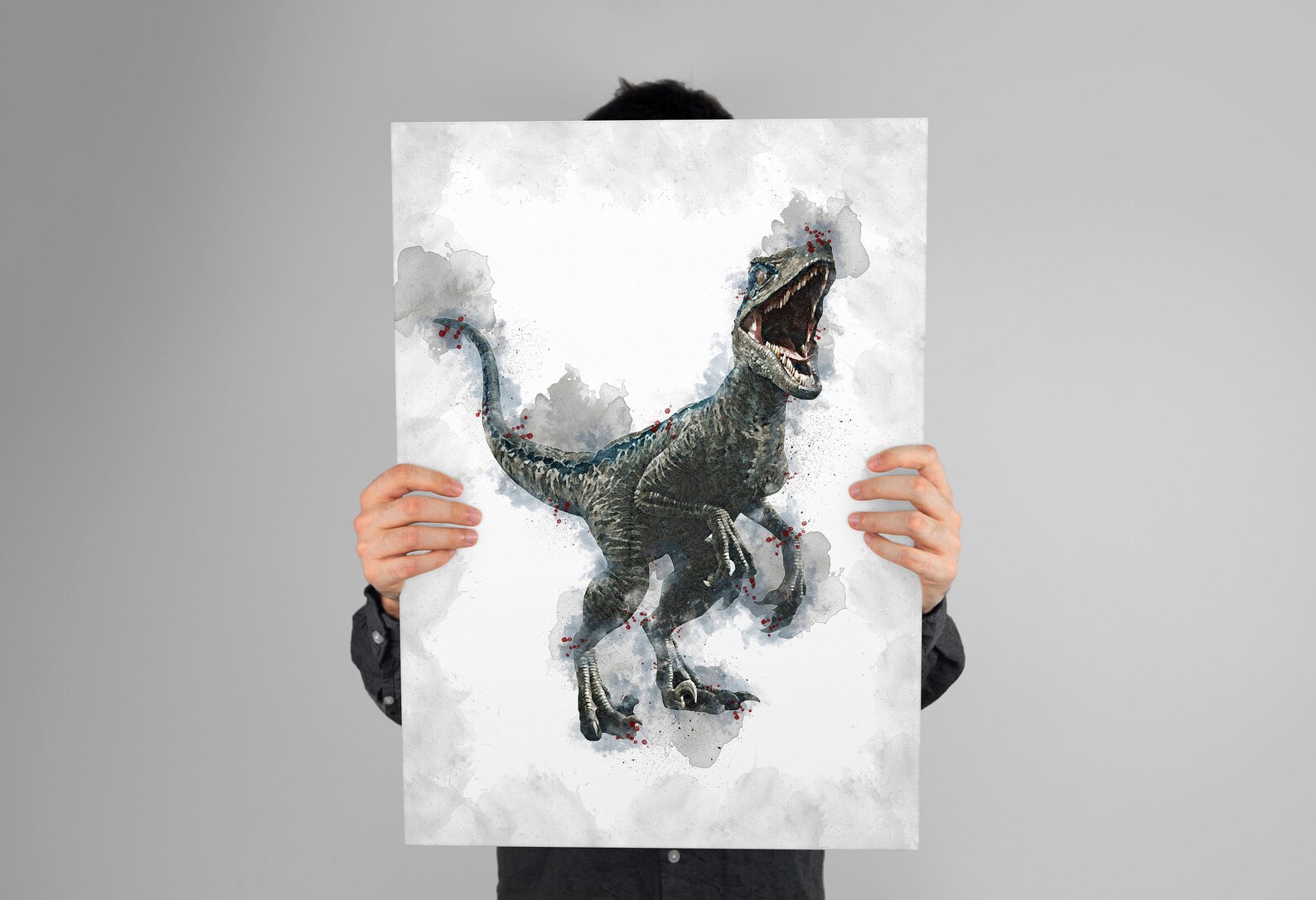 RAPTOR POSTER Dinosaur Poster Velociraptor Poster - Etsy