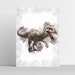 SCORPIUS REX POSTER Dinosaur Poster Scorpius Rex Print Watercolor Art ...