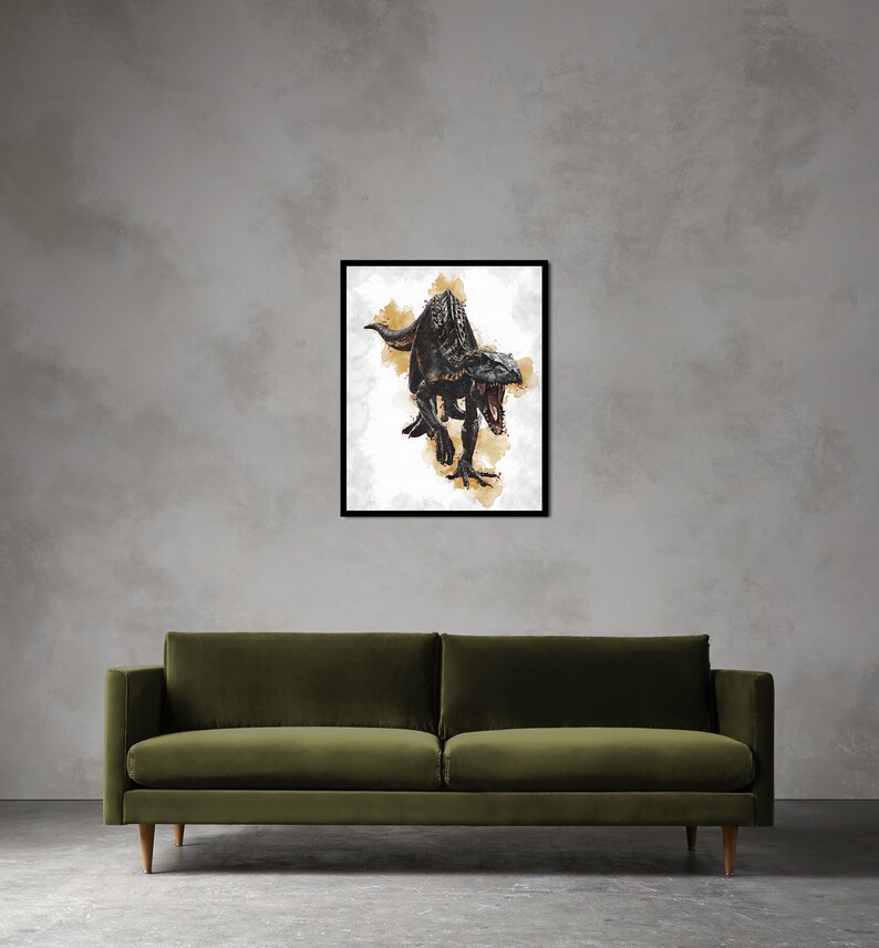 SCORPIUS REX POSTER Dinosaur Poster Scorpius Rex Print | Etsy