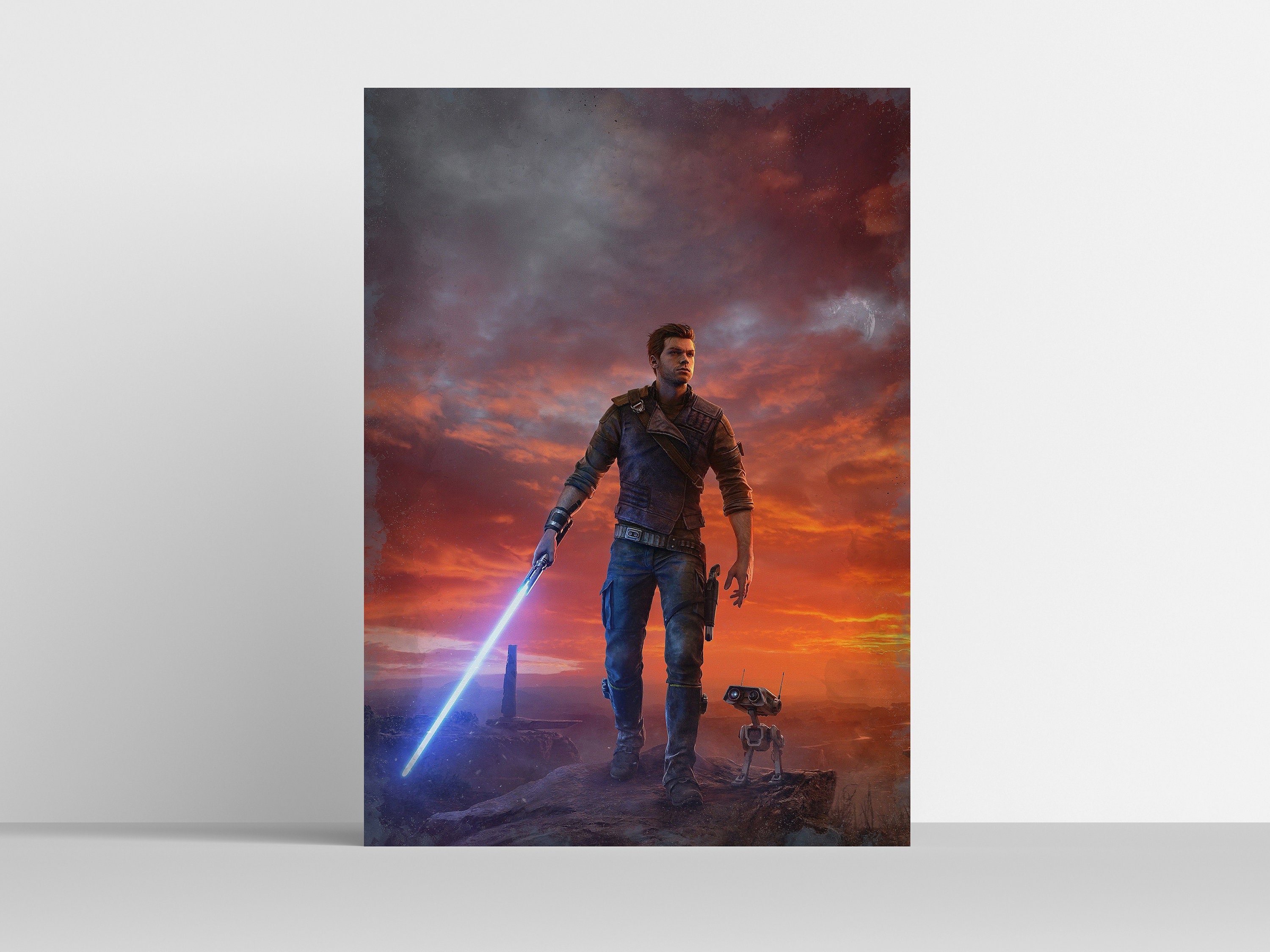 CAL KESTIS POSTER Star Wars Poster Jedi Poster Watercolor Art Digital ...