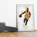 MAGIC JOHNSON Sport Poster NBA Poster Basketball Player - Etsy