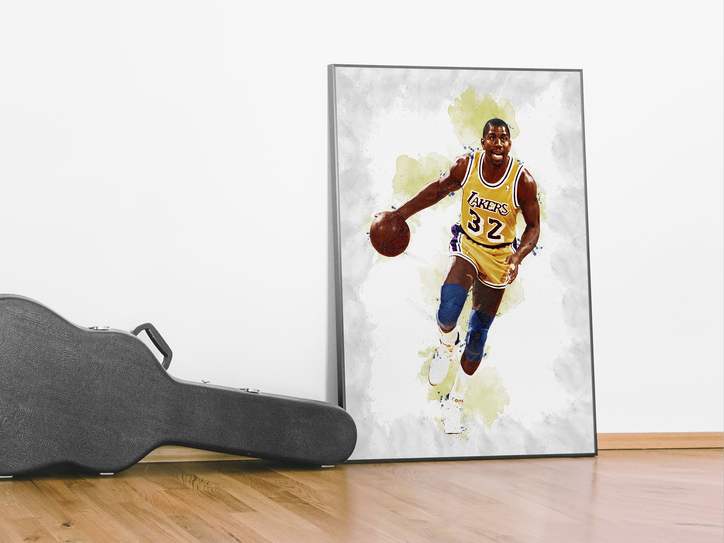 MAGIC JOHNSON Sport Poster NBA Poster Basketball Player - Etsy