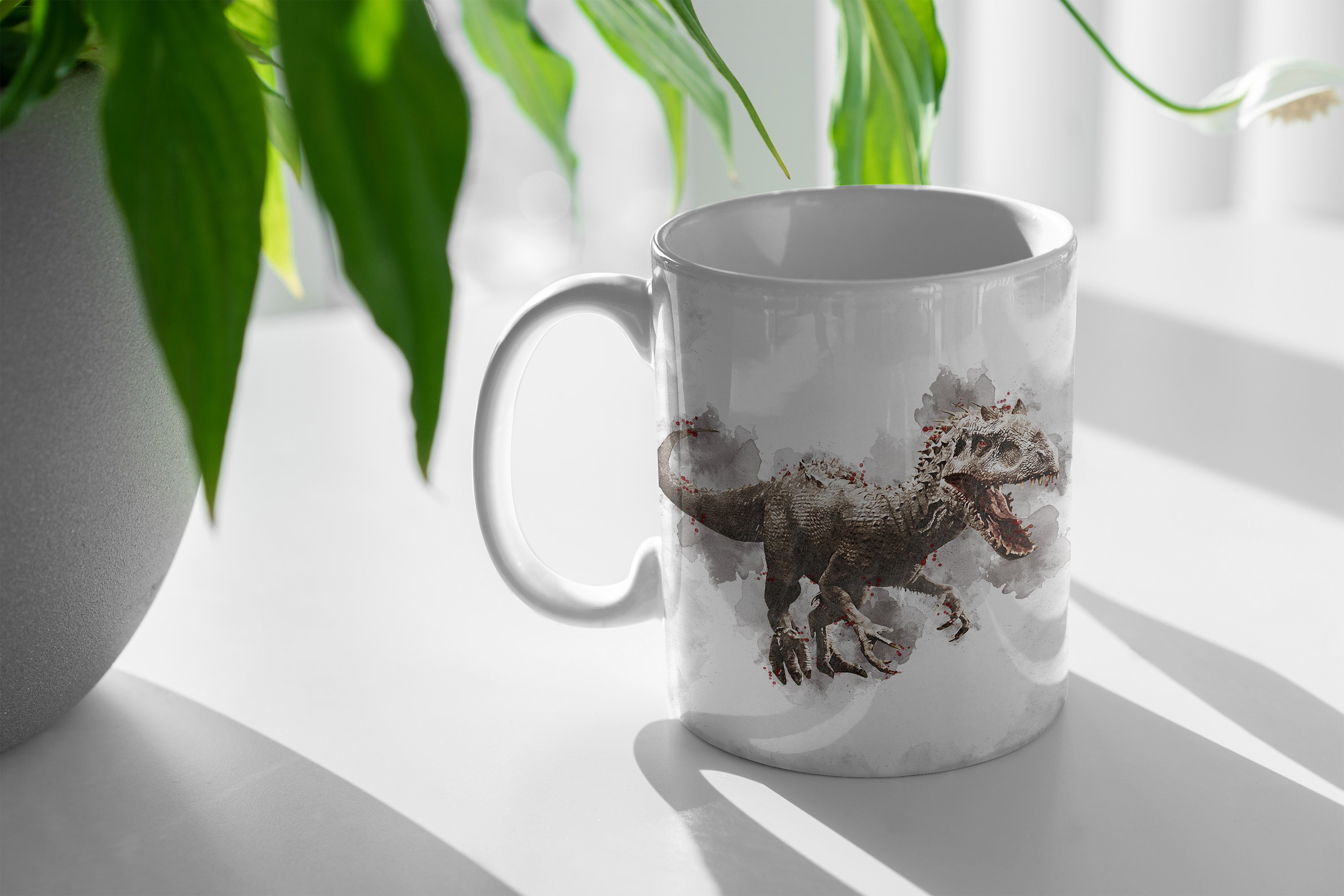 INDOMINUS REX POSTER Dinosaur Poster Indominus Rex Print Watercolor Art ...