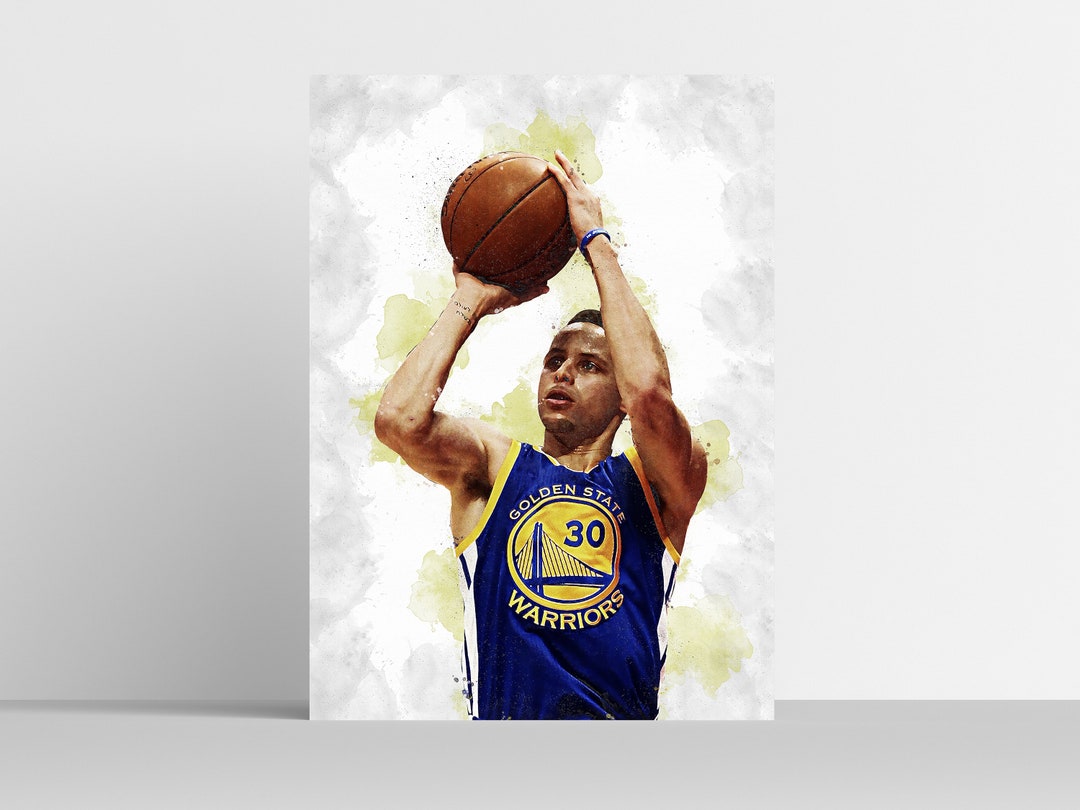 STEPHEN CURRY Sport Poster NBA Poster Basketball Player Poster Digital ...