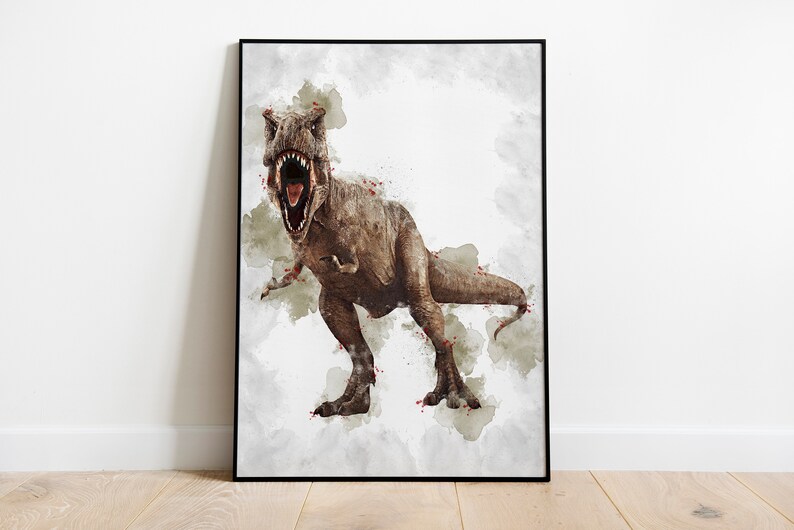 T-REX POSTER Dinosaur Poster Tyrannosaurus Rex Poster | Etsy