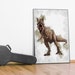 T-REX POSTER Dinosaur Poster Tyrannosaurus Rex Poster Watercolor Art ...