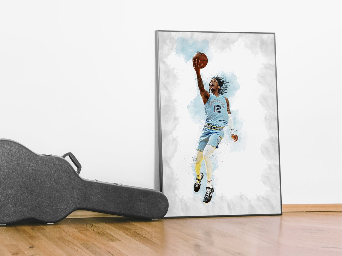 JA MORANT Sport Poster NBA Poster Basketball Player - Etsy