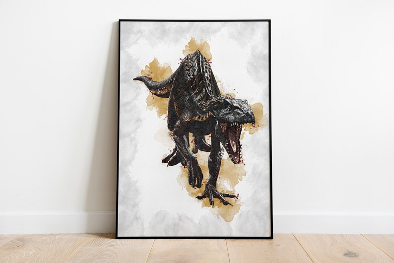 SCORPIUS REX POSTER Dinosaur Poster Scorpius Rex Print | Etsy