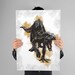 SCORPIUS REX POSTER Dinosaur Poster Scorpius Rex Print Watercolor Art ...