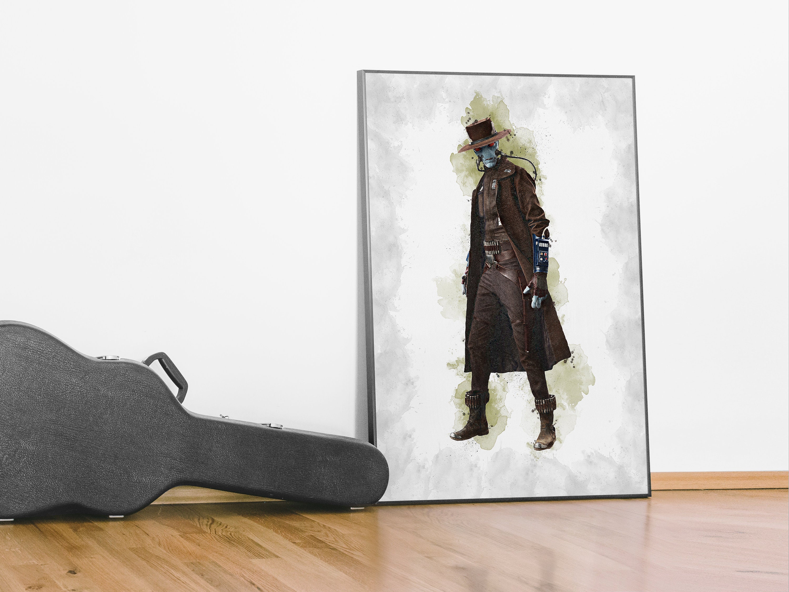 CAD BANE POSTER Star Wars Poster Book of Boba Fett Poster Watercolor ...