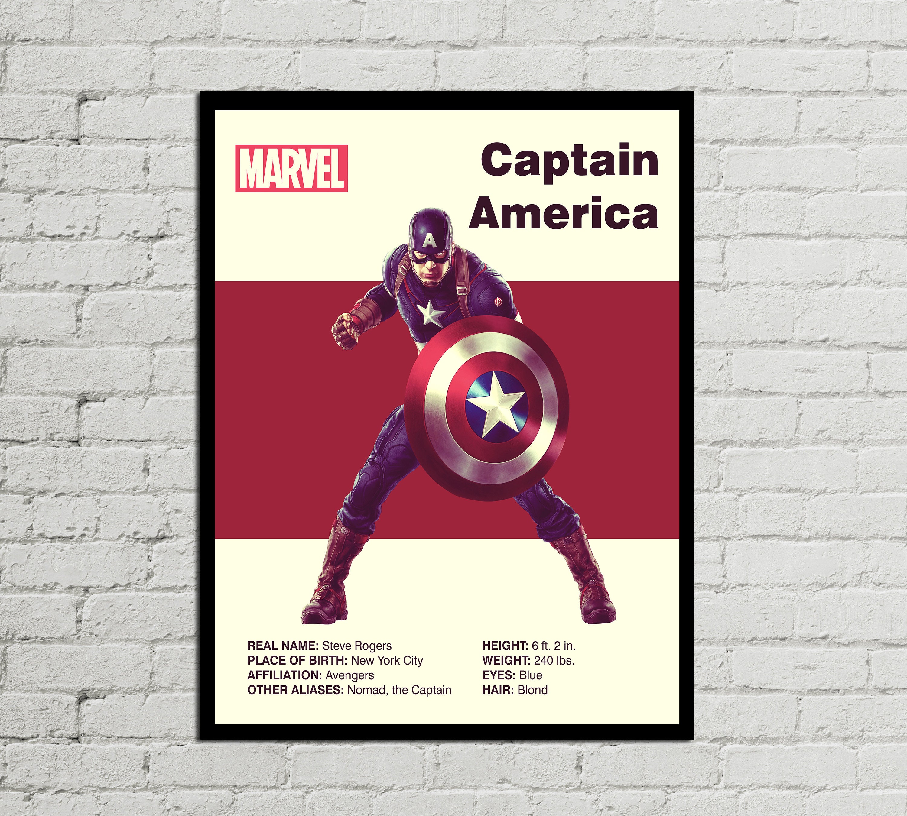 Captain America 2 Retro Poster