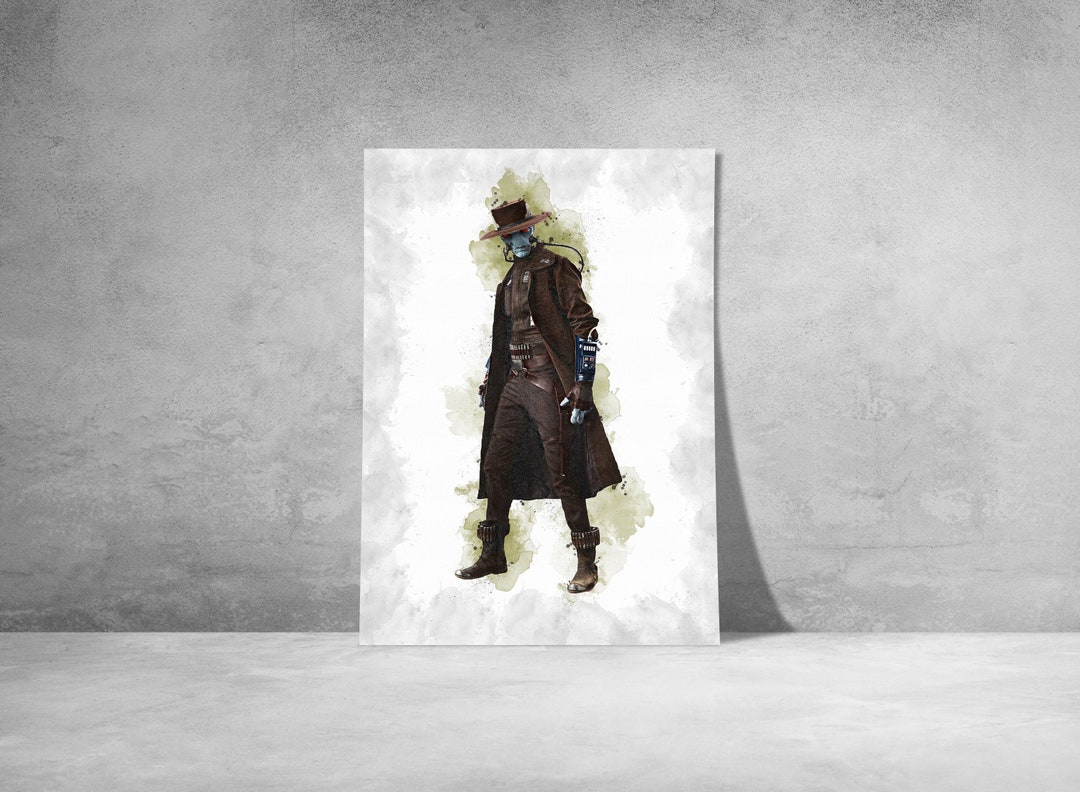 CAD BANE POSTER Star Wars Poster Book of Boba Fett Poster Watercolor ...