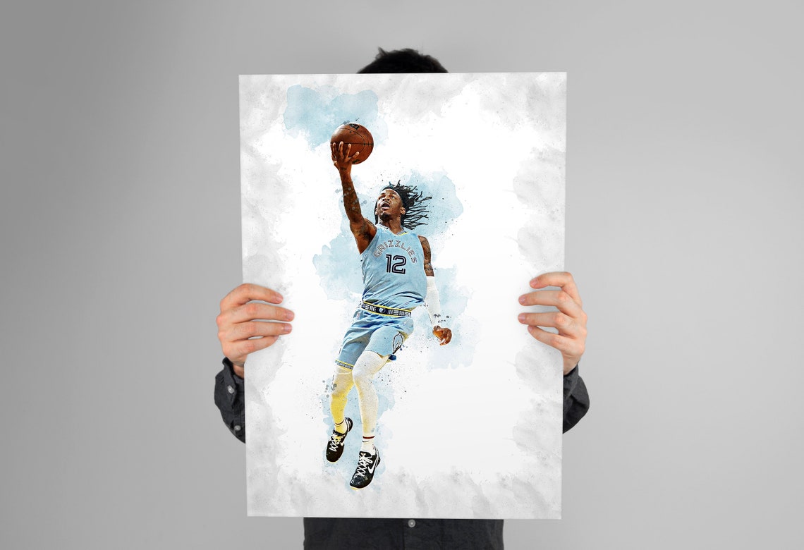 JA MORANT Sport Poster NBA Poster Basketball Player - Etsy