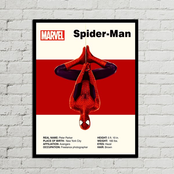 Spider Man Poster - Etsy