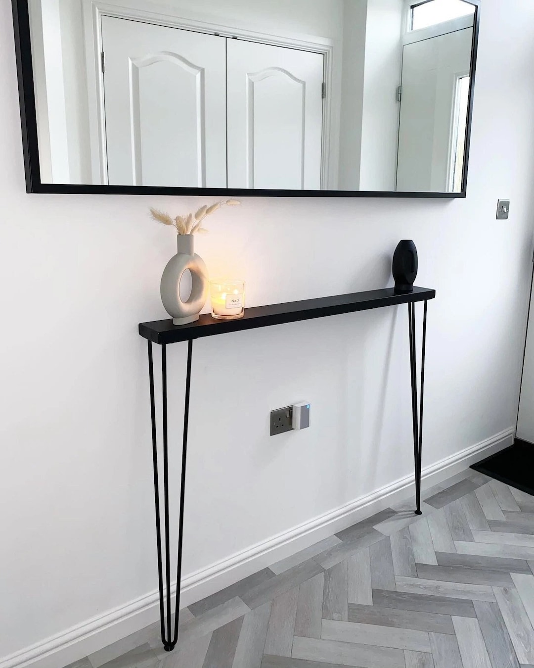 Black hallway tables store