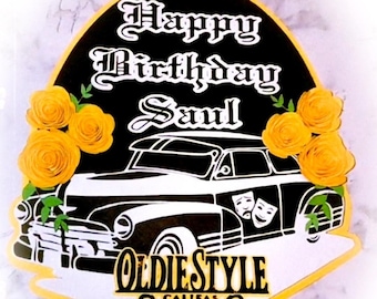 Lowrider Birthday Cake Topper - Etsy