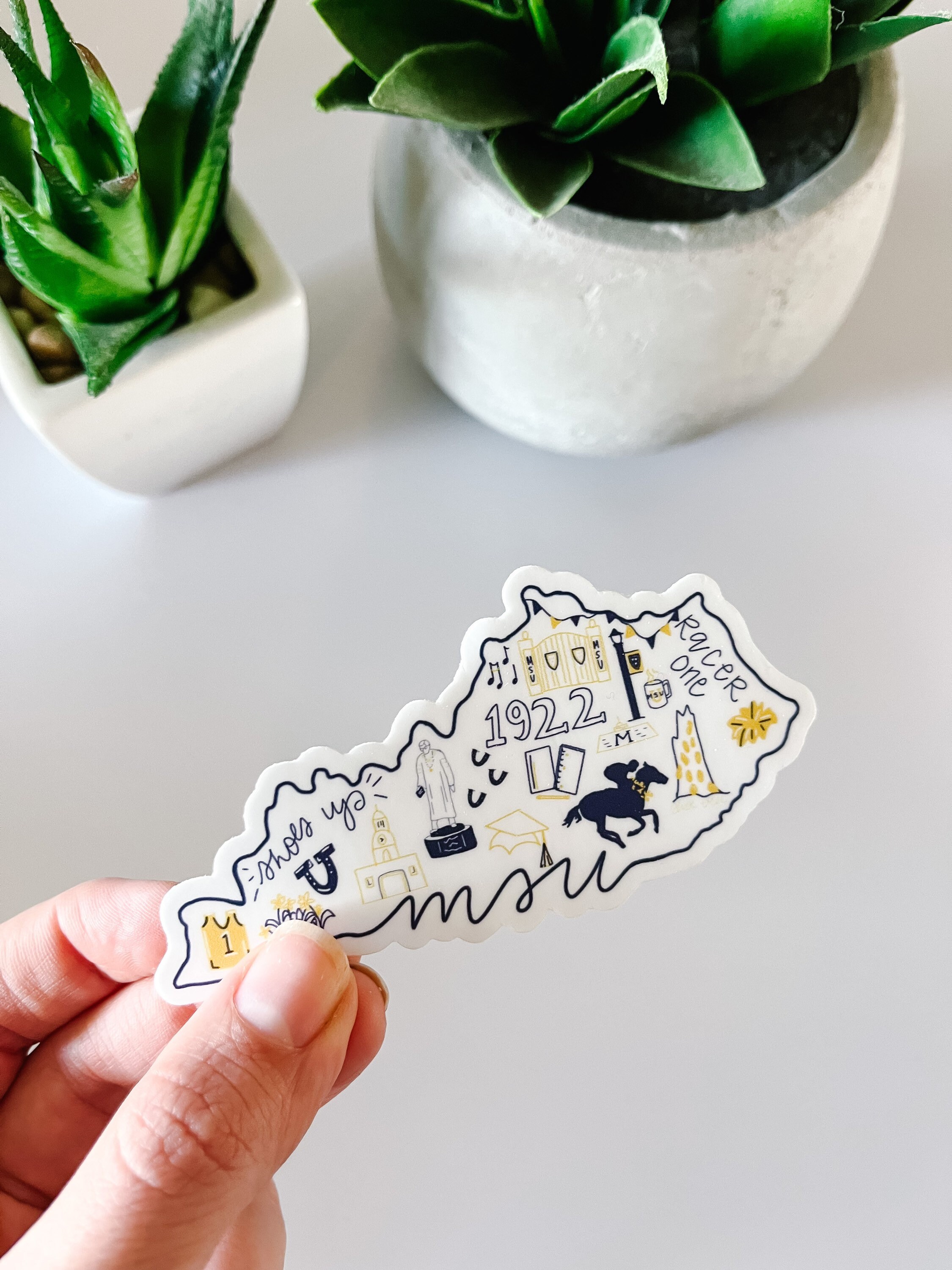 Kentucky MSU Stickers, Murray State University Stickers, Kentucky ...