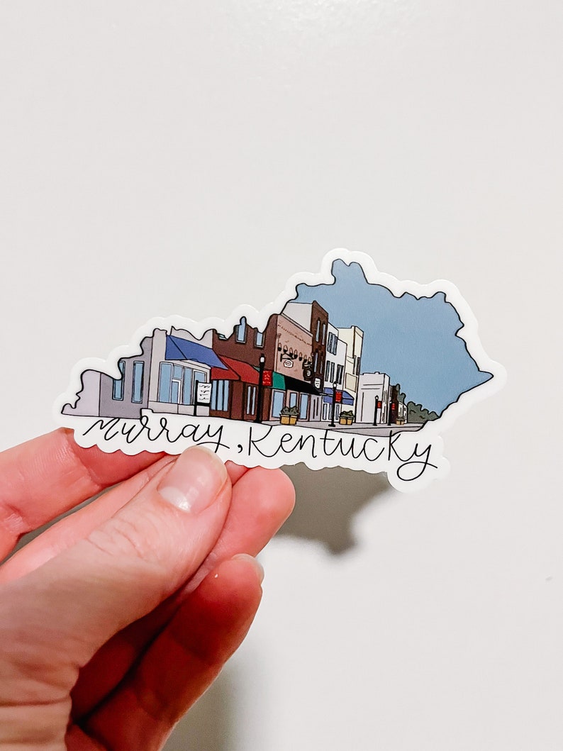 Downtown Murray, KY Stickers, Kentucky Sticker, Iconic Murray ...