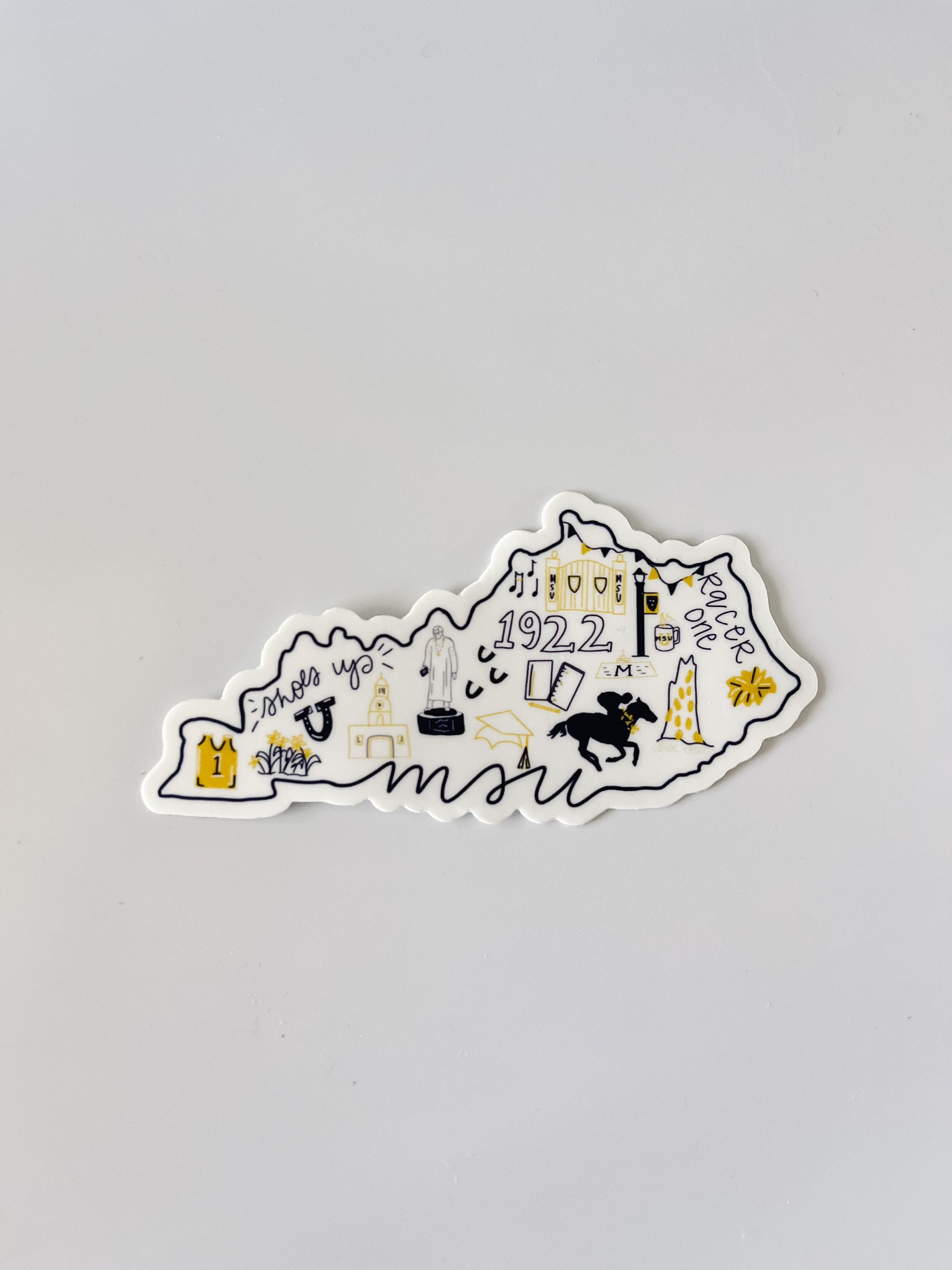 Kentucky MSU Stickers, Murray State University Stickers, Kentucky ...